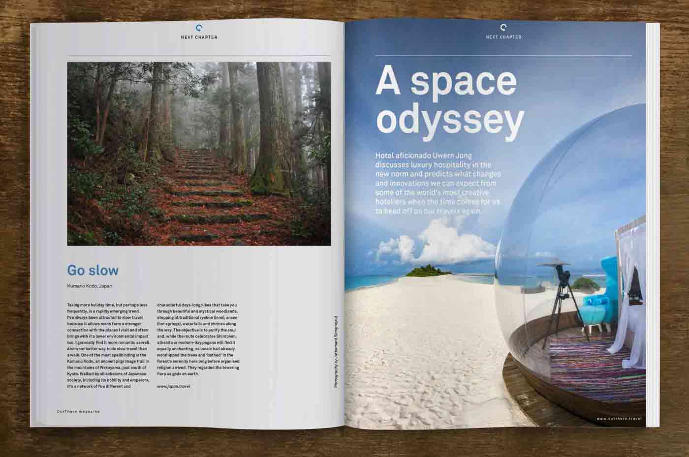The Next Chapter Issue of OutThere magazine | Experiential Journeys